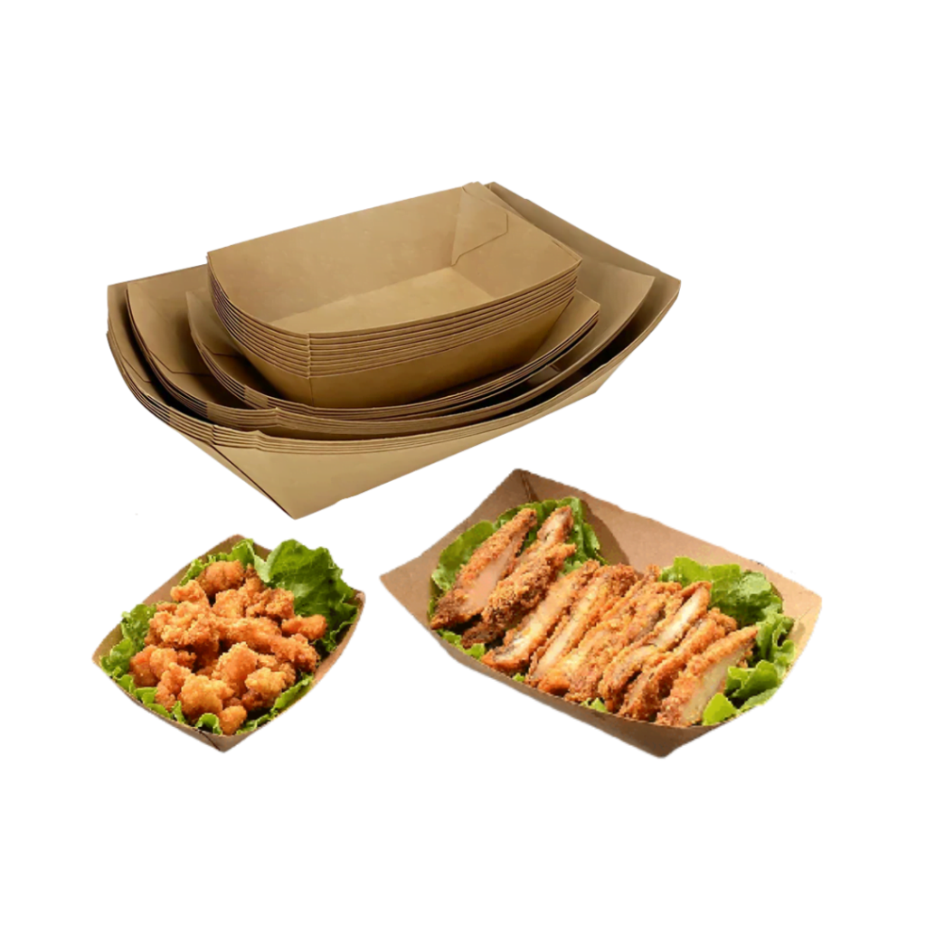 Kraft Paper Boat Tray - Yashtech